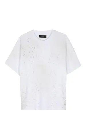 Amiri Shotgun Cotton T-shirt - White