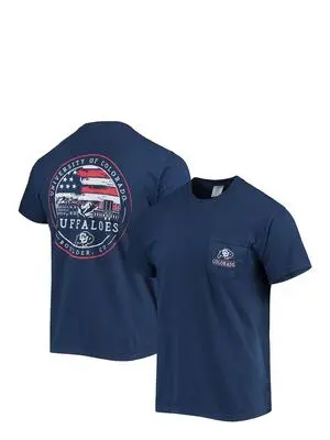 IMAGE ONE Colorado Buffaloes Campus Americana T-shirt - Navy