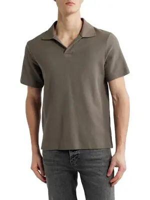 FRAME Jacquard Polo - Dark Sage