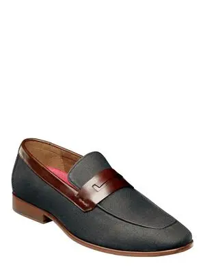 STACY ADAMS Gill Saddle Loafer - Black Multi