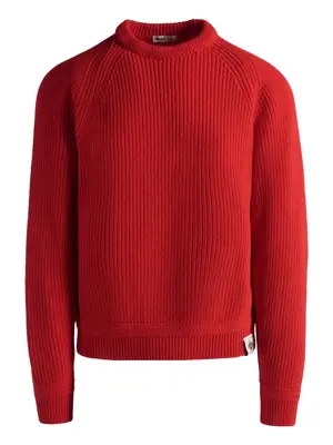 Bally Ribbed-knit Jumper - Red