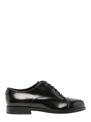 Bally Leather Oxford Shoes - Black