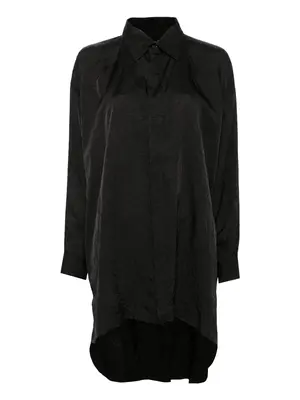 Yohji Yamamoto Creased Button-down Shirt - Black