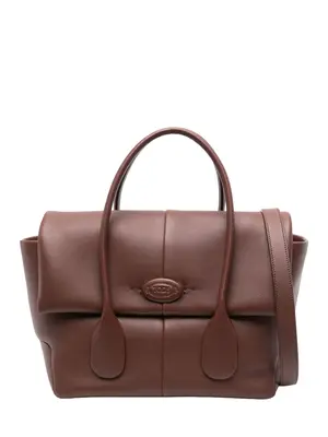 TOD'S Leather Tote Bag - Brown