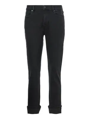 7 For All Mankind Relaxed Skinny Low-rise Jeans - Black