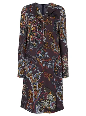 Etro Printed Mini Dress - Black