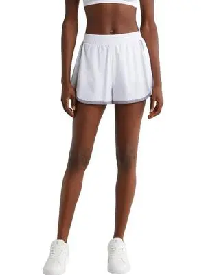 Beyond Yoga Beyond Yoga Go Retro Shorts True White/cloud Grey