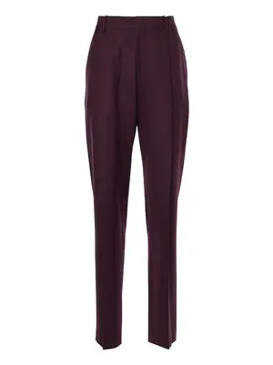 VICTORIA BECKHAM Victoria Beckham Asymmetric Wool-Blend Chinos