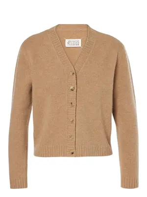 MAISON MARGIELA Wool Cardigan - Beige