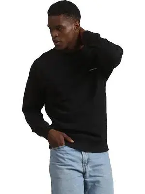 MEMBERS ONLY Preston Crew Neck Sweatshirt - Black