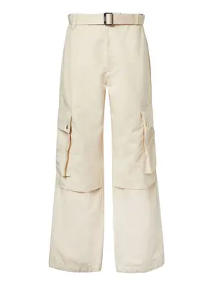 Jacquemus Le Cargo Wide-leg Pants - Beige