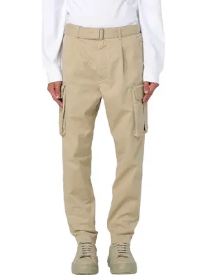 Dsquared2 Dsquared2 Pleated Cargo Pants Beige