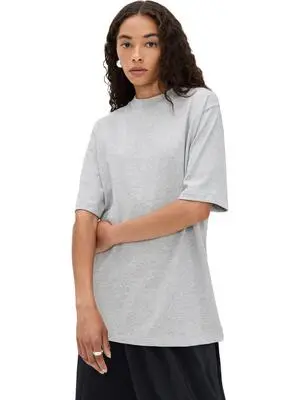 Tibi Perfect Tee - Heather Grey