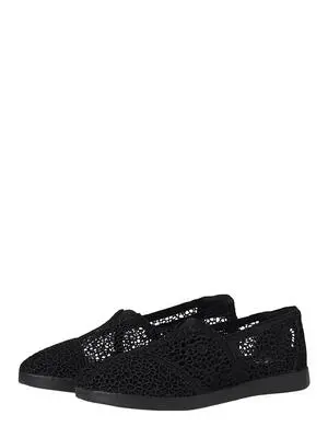 Toms Alpargata Plus Flat Shoes - Black