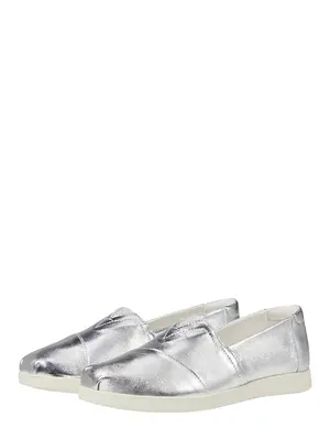 Toms TOMS Alpargata Plus Flat Shoes Silver