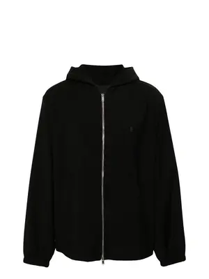 Givenchy 4g Wool Zipped Hoodie - Black