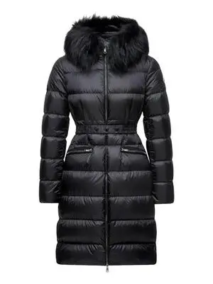 Moncler Boedic Long Down Jacket - Black