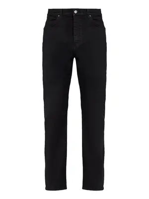 Amiri Mid-rise Slim-cut Jeans - Black