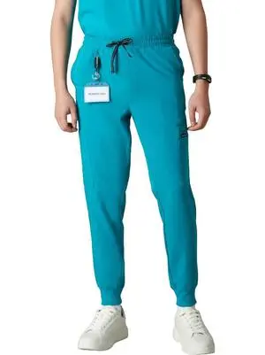 MEMBERS ONLY London Jogger Scrub Pants - Teal