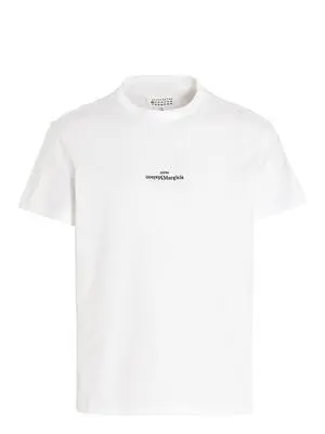 MAISON MARGIELA Paris' T Shirt - White