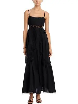 Peixoto Charlotte Maxi Cover Up Dress Black