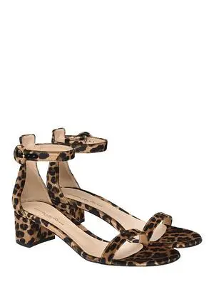 GIANVITO ROSSI Gaeta 45 Sandal - Brown Fabric