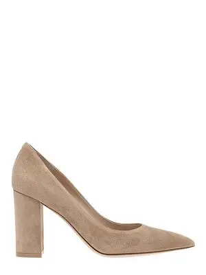 GIANVITO ROSSI Piper 85 Pumps - Brown Suede