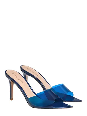 GIANVITO ROSSI Gianvito Rossi Elle 85 Mules Blue