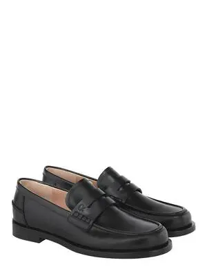 GIANVITO ROSSI Michael Loafers - Black Calf Leather
