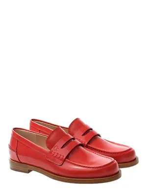 GIANVITO ROSSI Michael Loafers Red
