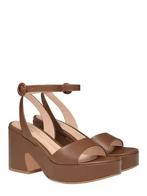 GIANVITO ROSSI Gianvito Rossi Alma Sandals Brown