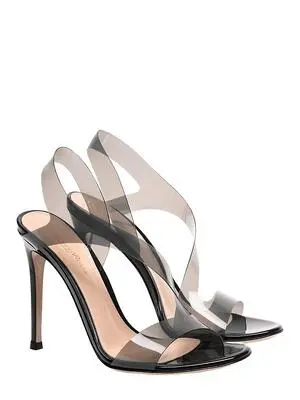 GIANVITO ROSSI Metropolis Sandals - Black Tpu