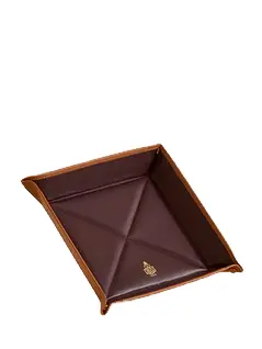 MARK CROSS Valet Tray 29 In Luggage And Oxblood - Natural