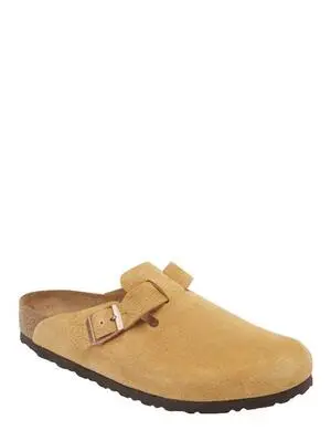 BIRKENSTOCK Birkenstock Boston Clog Latte Cream Suede