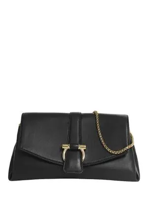 FERRAGAMO Ferragamo F-Show Small Flap Shoulder Bag Nero