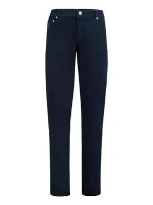 Brunello Cucinelli Logo-embroidered Jeans - Blue