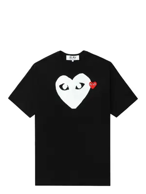 Play Comme Des Garcon Heart Logo T-shirt - Black