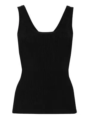 Zimmermann Halliday Ribbed Tank Top - Black