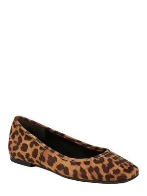 Vionic Orinda Square Toe Flat - Tan