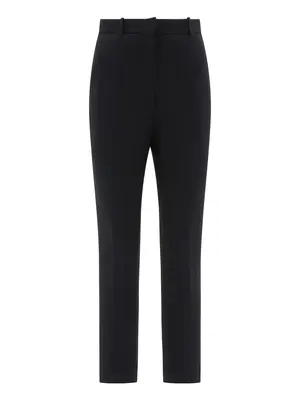 Alexander McQueen Cigarette Trousers - Black