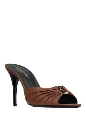 SAINT LAURENT Babylone Mule Sandals