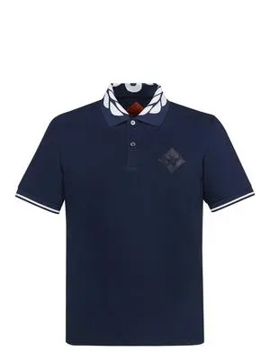 Mcm Laurel Piqué Polo - Dark Navy