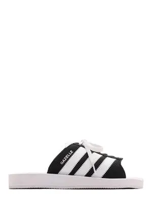 Adidas Gazelle Beach Slides - Core Black/footwear White