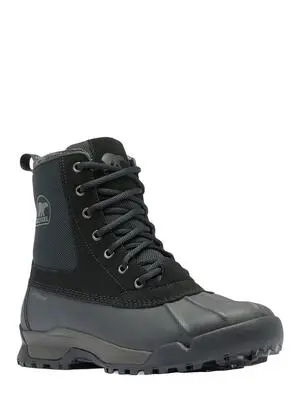 Sorel Buxton Lite Waterproof Boots - Black/black