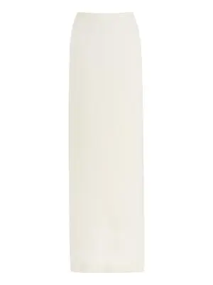 Eterne Emma Jersey Maxi Skirt Neutral