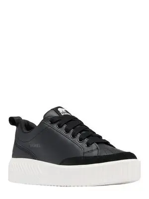 Sorel Ona Ave Low-top Sneakers - Black/ Sea Salt