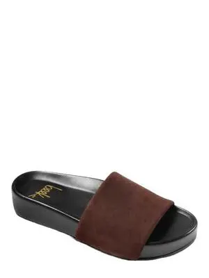 Beek Beek Pelican Slide Sandal Coffee/black