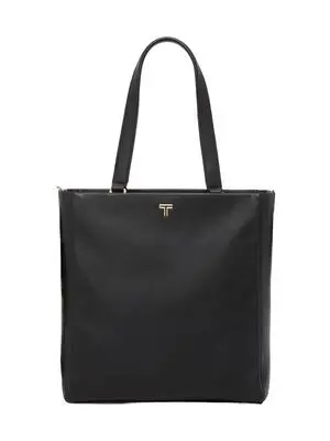 Tumi Vail North/south Leather Tote - Black/ Light Gold