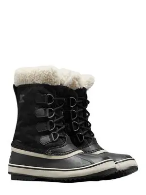 Sorel Winter Carnival Waterproof Boots - Black/ Stone