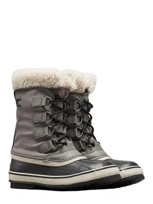 Sorel SOREL Winter Carnival Waterproof Boots Quarry/ Black